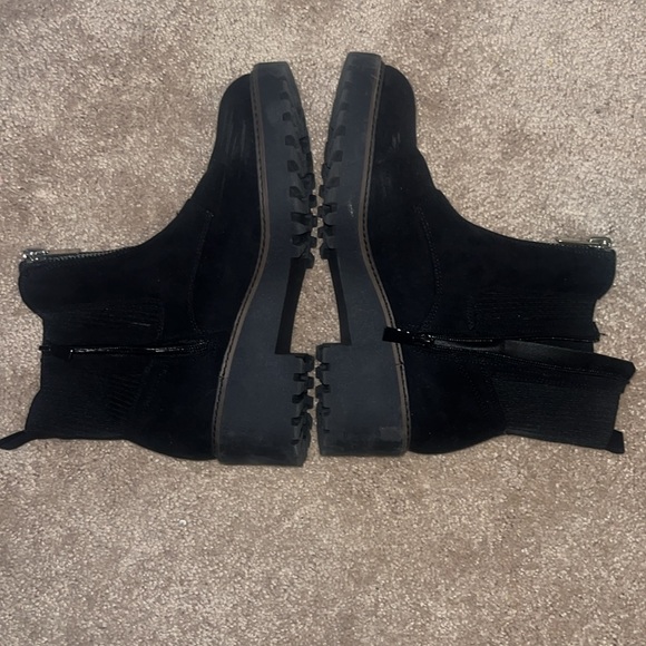 torrid | Shoes | Torrid Lug Sole Black Ankle Boots | Poshmark